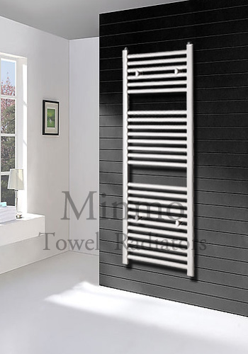 MA1200/450 white flat towel radiator
